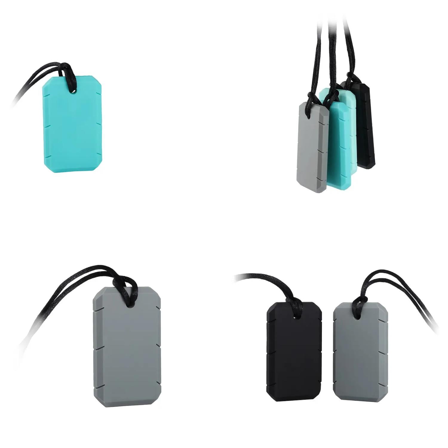 HUNXIAEI Army Brand Sensory Chewing Teether Pendant for Children with ...