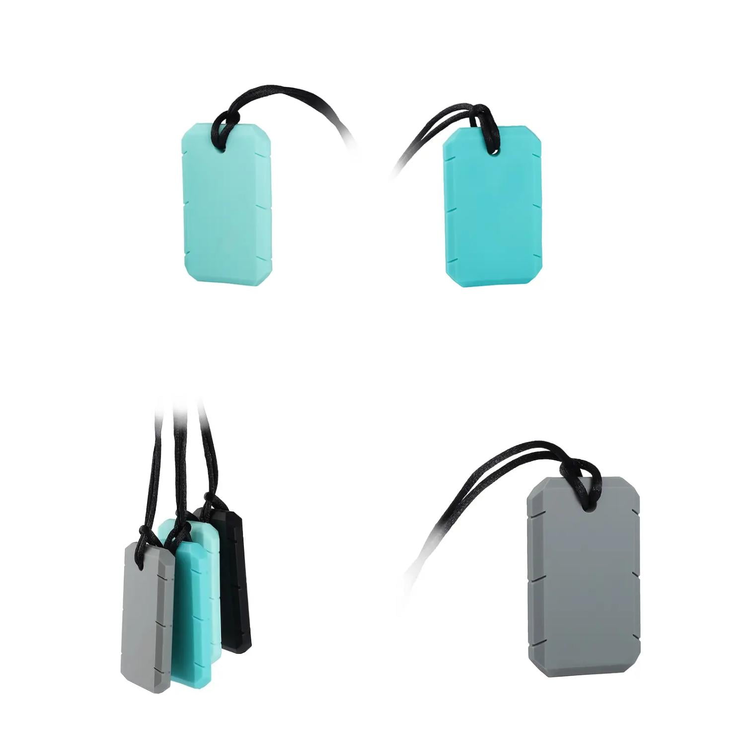 HUNXIAEI Army Brand Sensory Chewing Teether Pendant for Children with ...