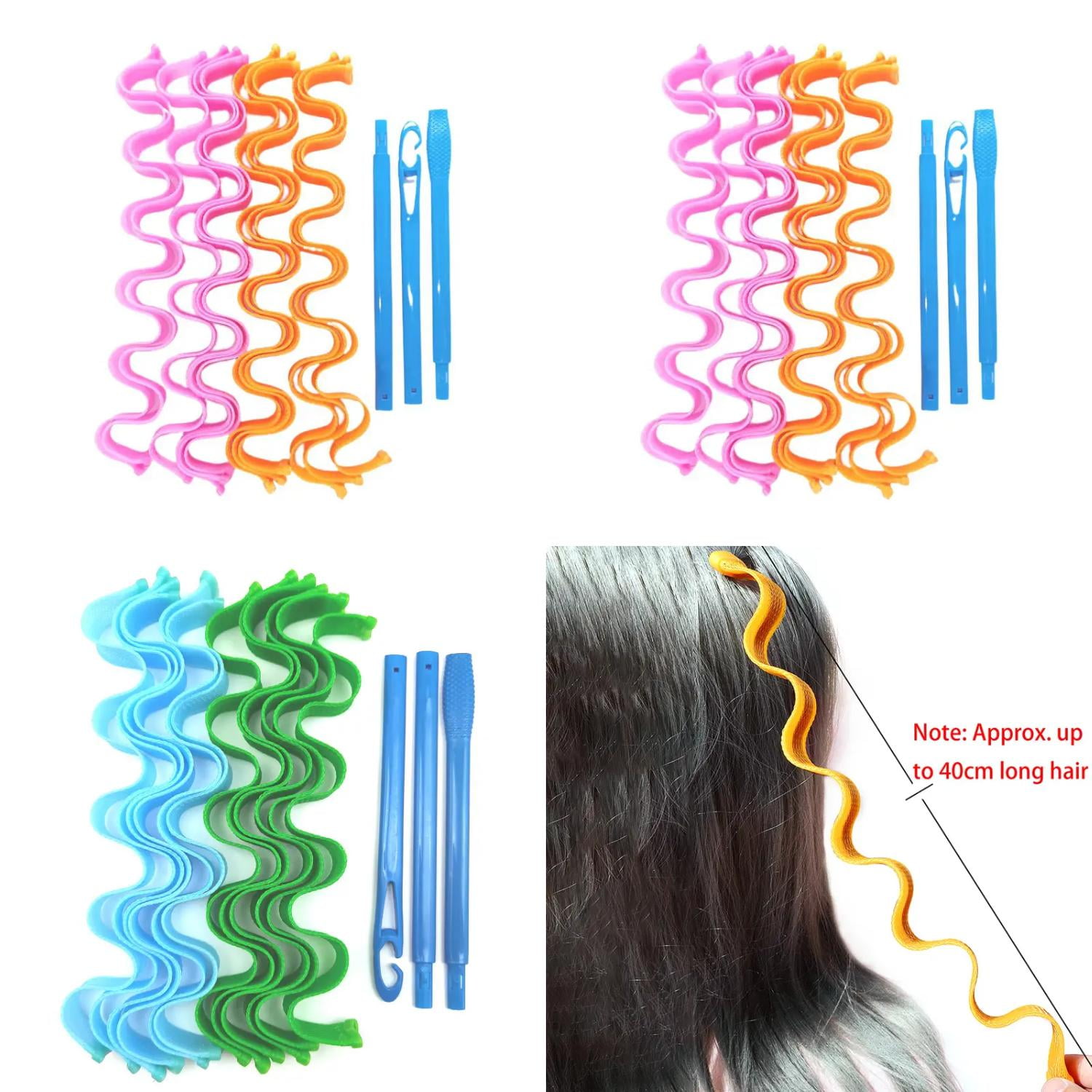 HUNXIAEI Easy-To-Use Magic Water Wave Hair Curler Set for Effortless ...