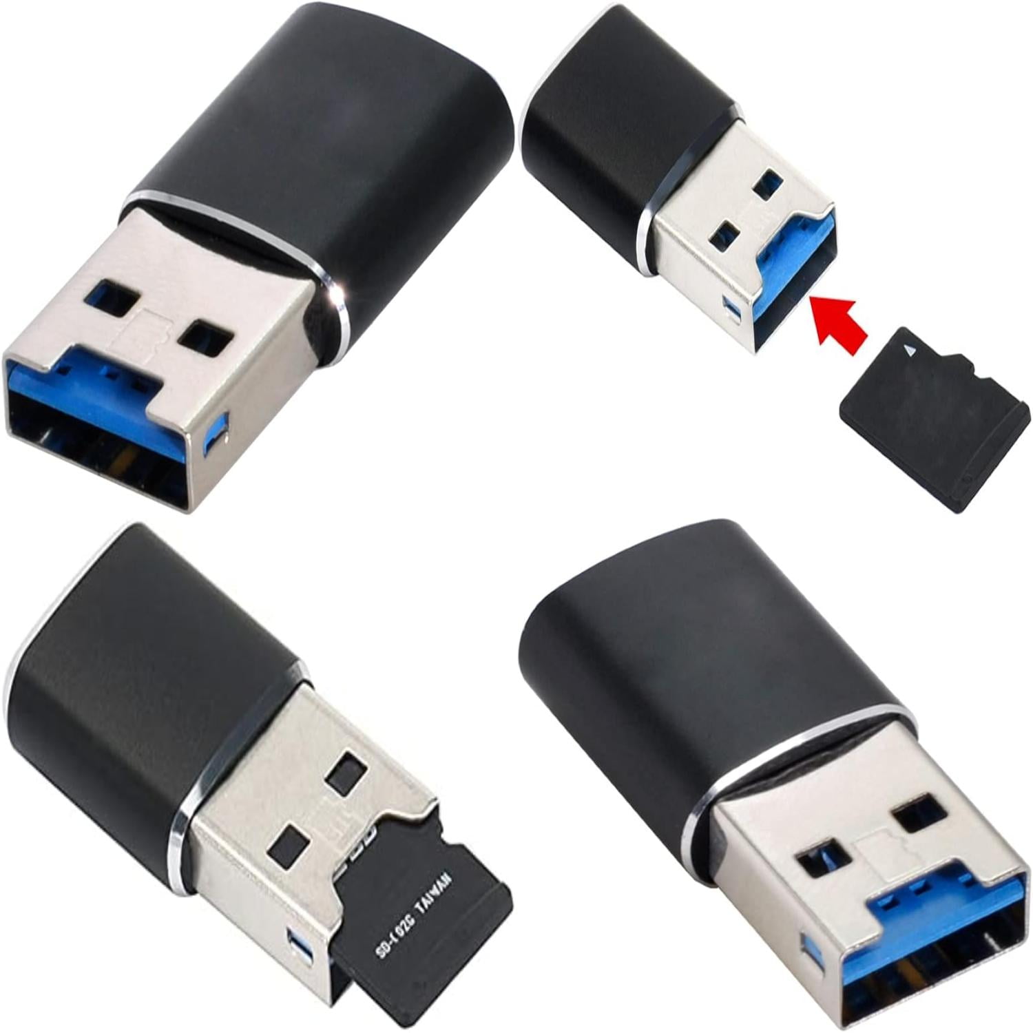 HUNXIAEI High-Speed USB 3.0 Micro Card Reader for Micro SDHC/Micro SDXC ...
