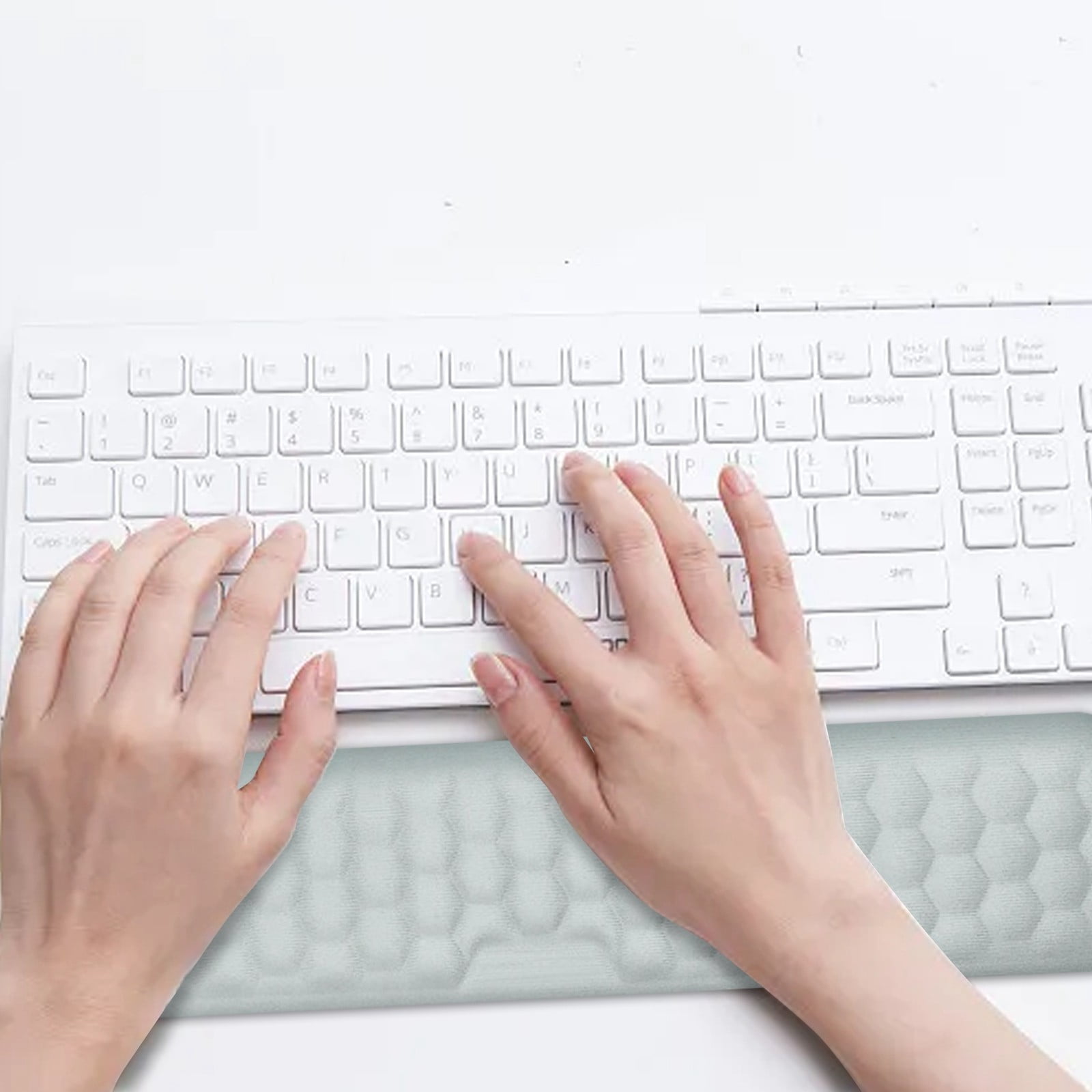 HUNY Memory Foam Keyboard Wrist Rest Pad With Wrist Support Ergonomic ...