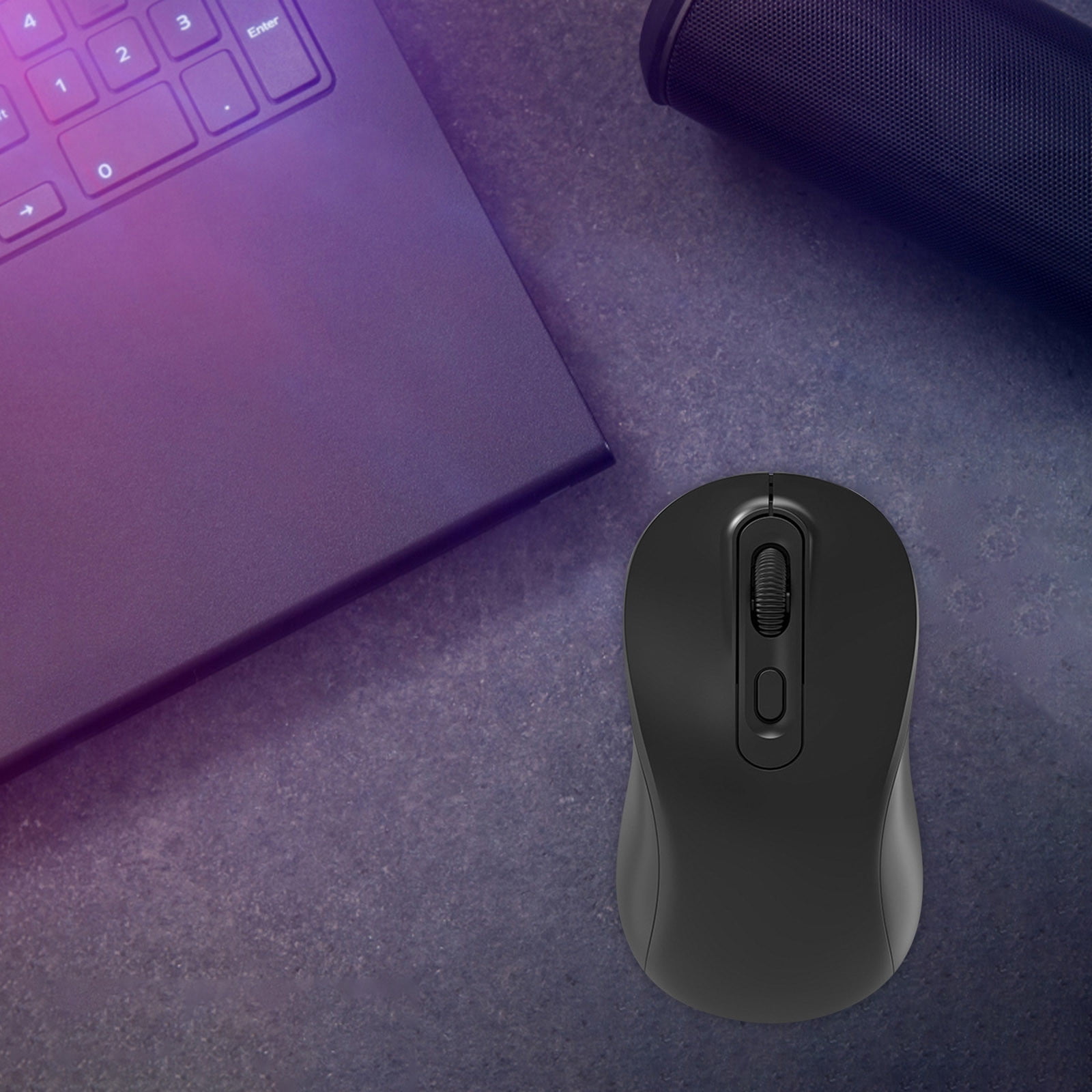 HUNY Silent Wireless Ergonomic Quiet Click Design for Work and Travel, 2.4G Slim Portable ...