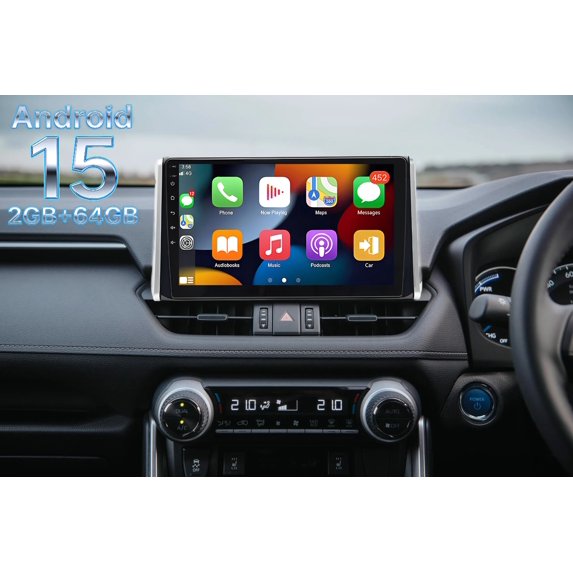 HUOEPU 2+64G Radio for Toyota RAV4 2018-2021 Upgrade, 10" Android 15 ...