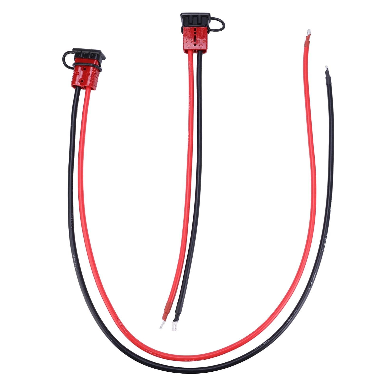 HUOEPU 7FT 4 AWG Quick Disconnect Winch Power Cable with Heavy Duty ...