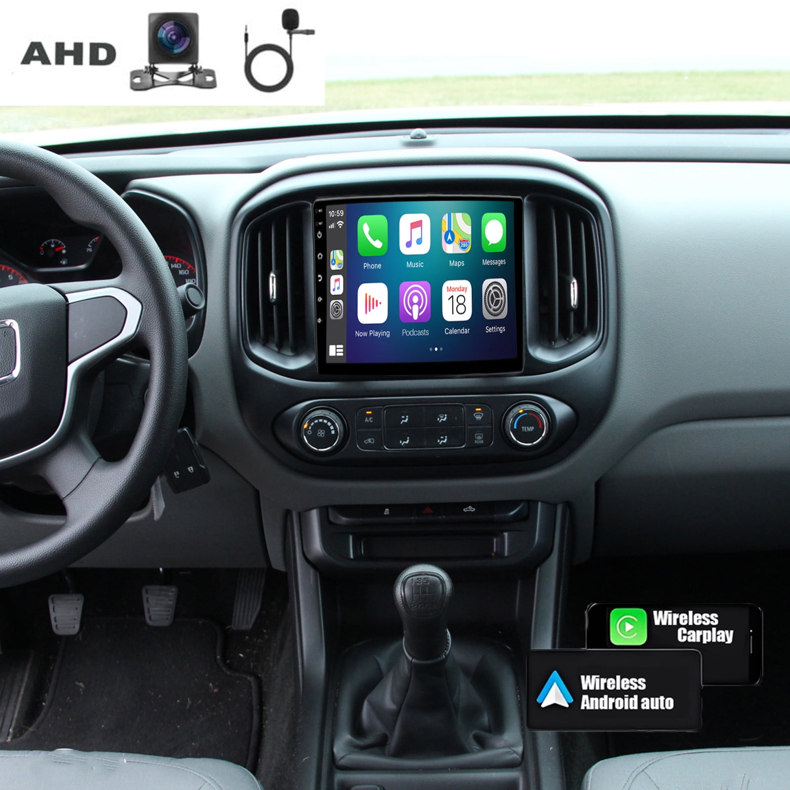 HUOEPU Car Stereo for Chevrolet Colorado 2015-2017 Radio with Wireless ...