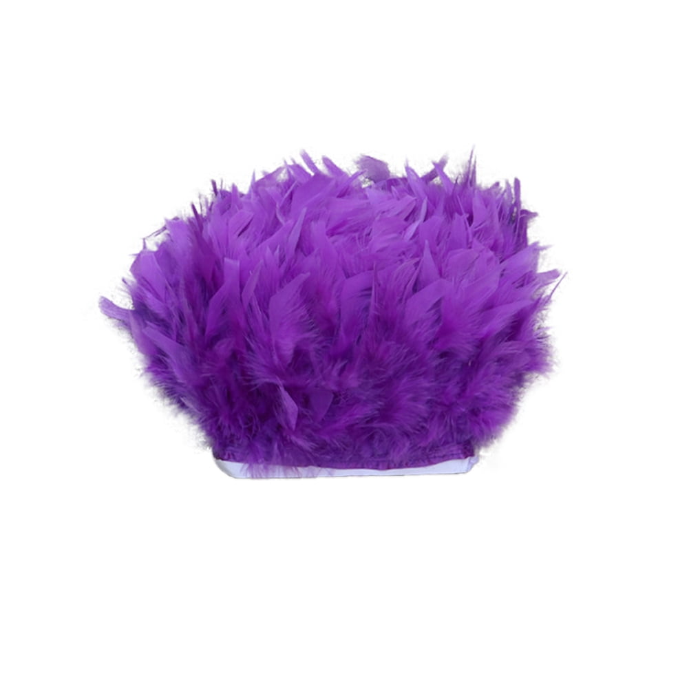 HUONA 2 Meters Natural Turkey Feathers Trims Width 4-6 inches Feather ...