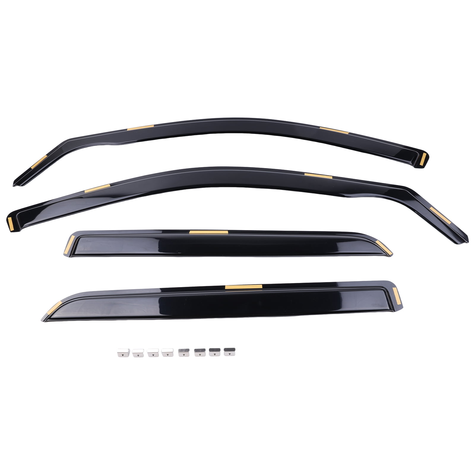 HUONA 4-Piece Window Deflectors Side Window Rain Guard Visor Weather ...