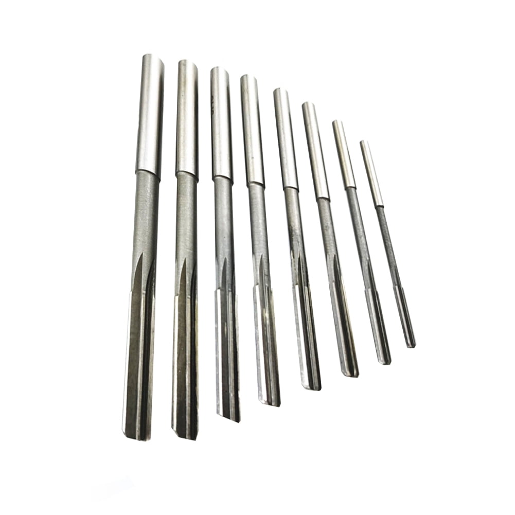 HUONA 8Pcs Chuck Machine Reamer Set HSS Straight Shank Machine Reamer ...