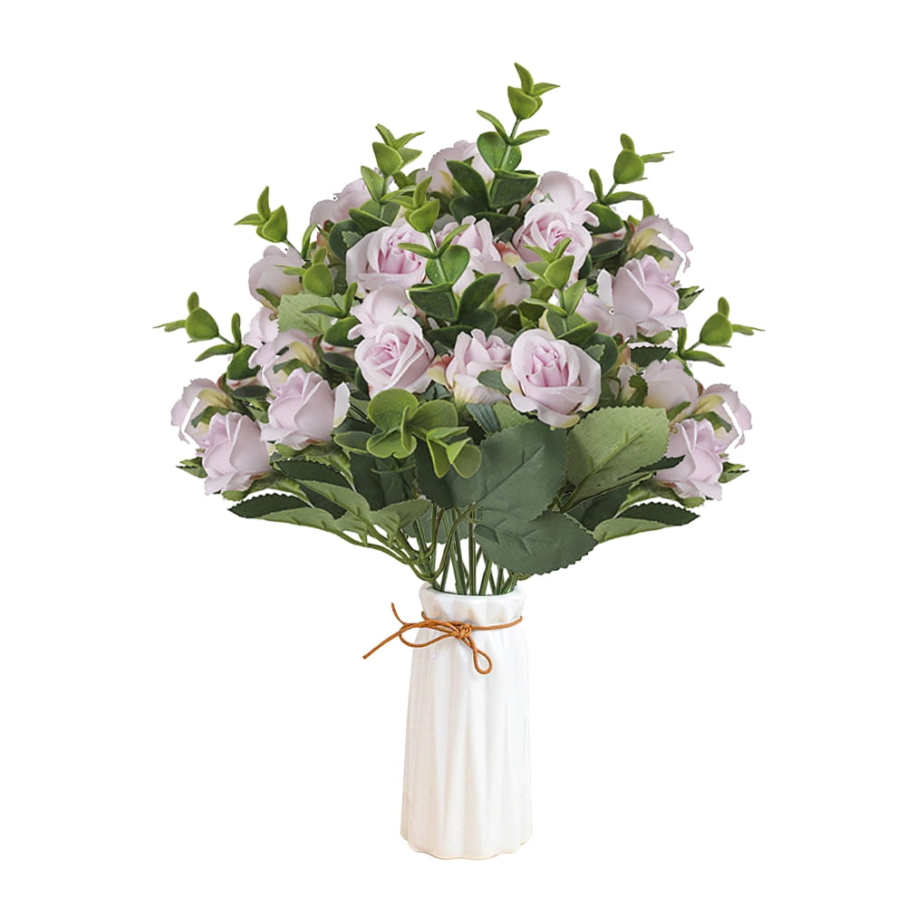 HUONA Artificial Rose Faux Roses Artificial Rose Flowers Simulate Roses ...