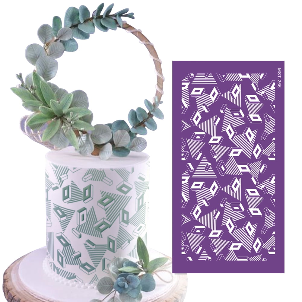 HUONA Cake Stencils for Icing Cake Cream Spray Stencils Cake Decorating ...
