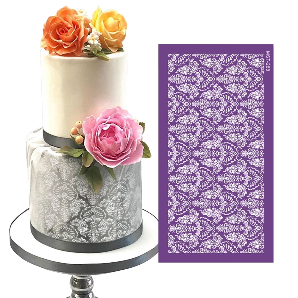 HUONA Cake Stencils for Icing Cake Cream Spray Stencils Cake Decorating ...