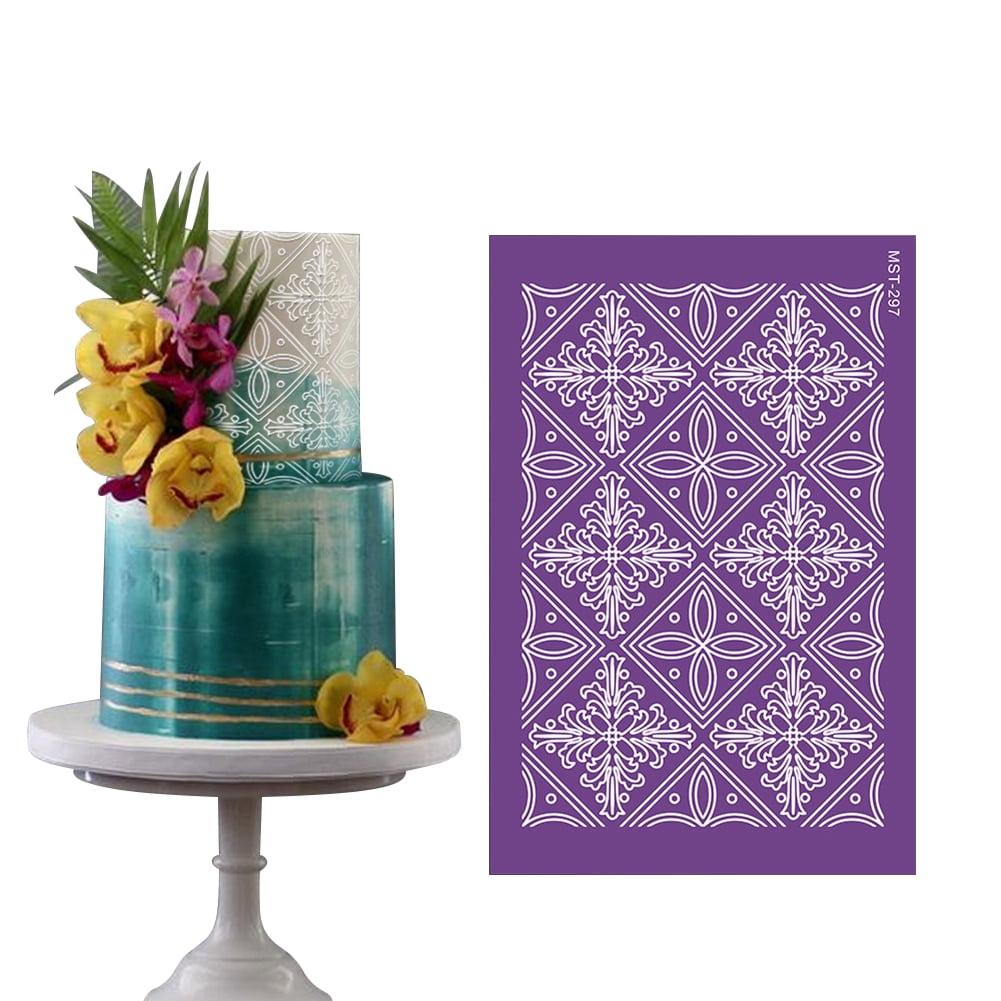 HUONA Cake Stencils for Icing Cake Cream Spray Stencils Cake Decorating ...