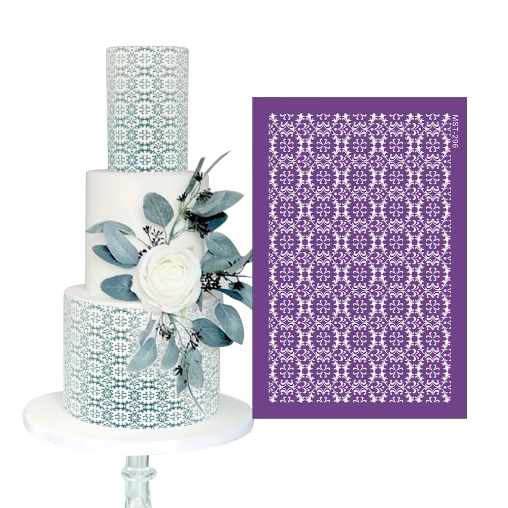 HUONA Cake Stencils for Icing Cake Cream Spray Stencils Cake Decorating ...