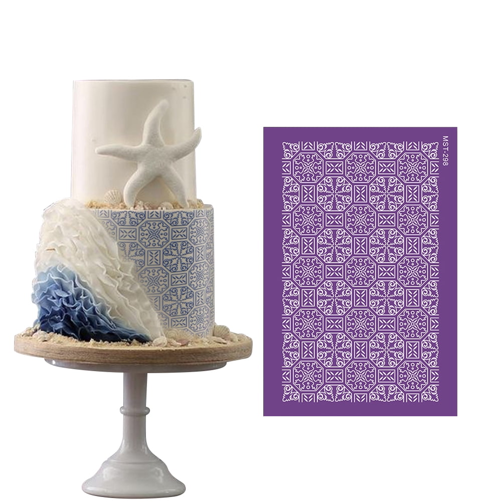 HUONA Cake Stencils for Icing Cake Cream Spray Stencils Cake Decorating ...