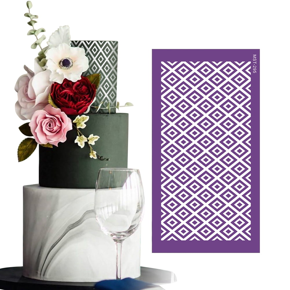 HUONA Cake Stencils for Icing Cake Cream Spray Stencils Cake Decorating ...