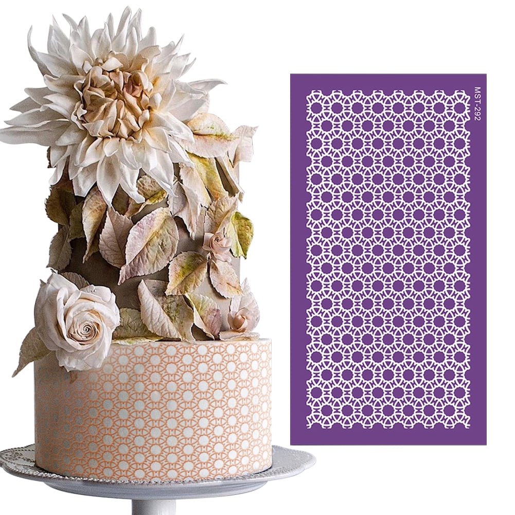 HUONA Cake Stencils for Icing Cake Cream Spray Stencils Cake Decorating ...