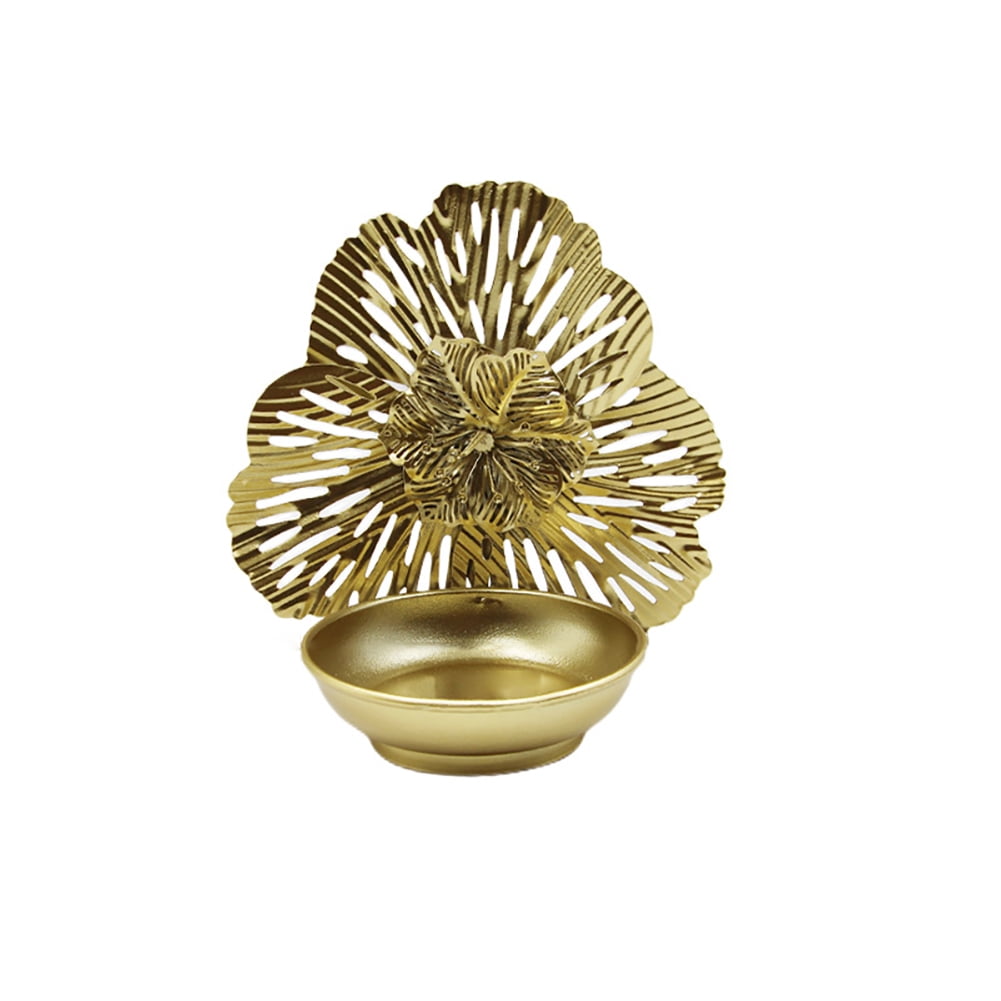 HUONA Candle Holder Candlestick Ornaments Desktop Iron Candle Holder ...
