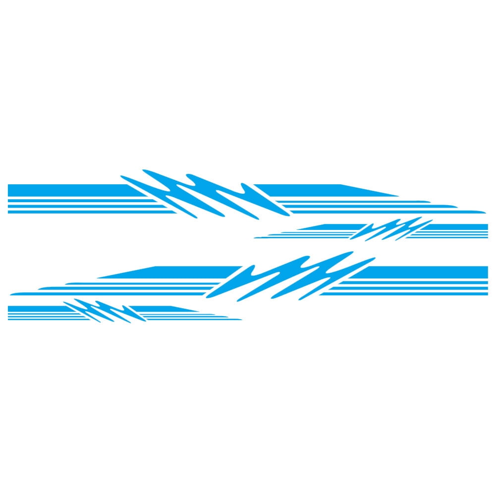 HUONA Car Decals Sports Motorhome Stripes Decorative Camper Vans ...
