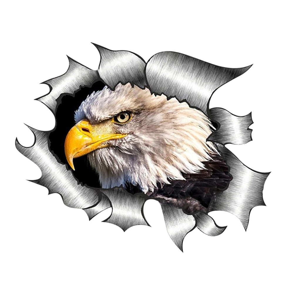 HUONA Car Eagle Decal Creative Waterproof Animal Eagle Sticker Car Hood ...