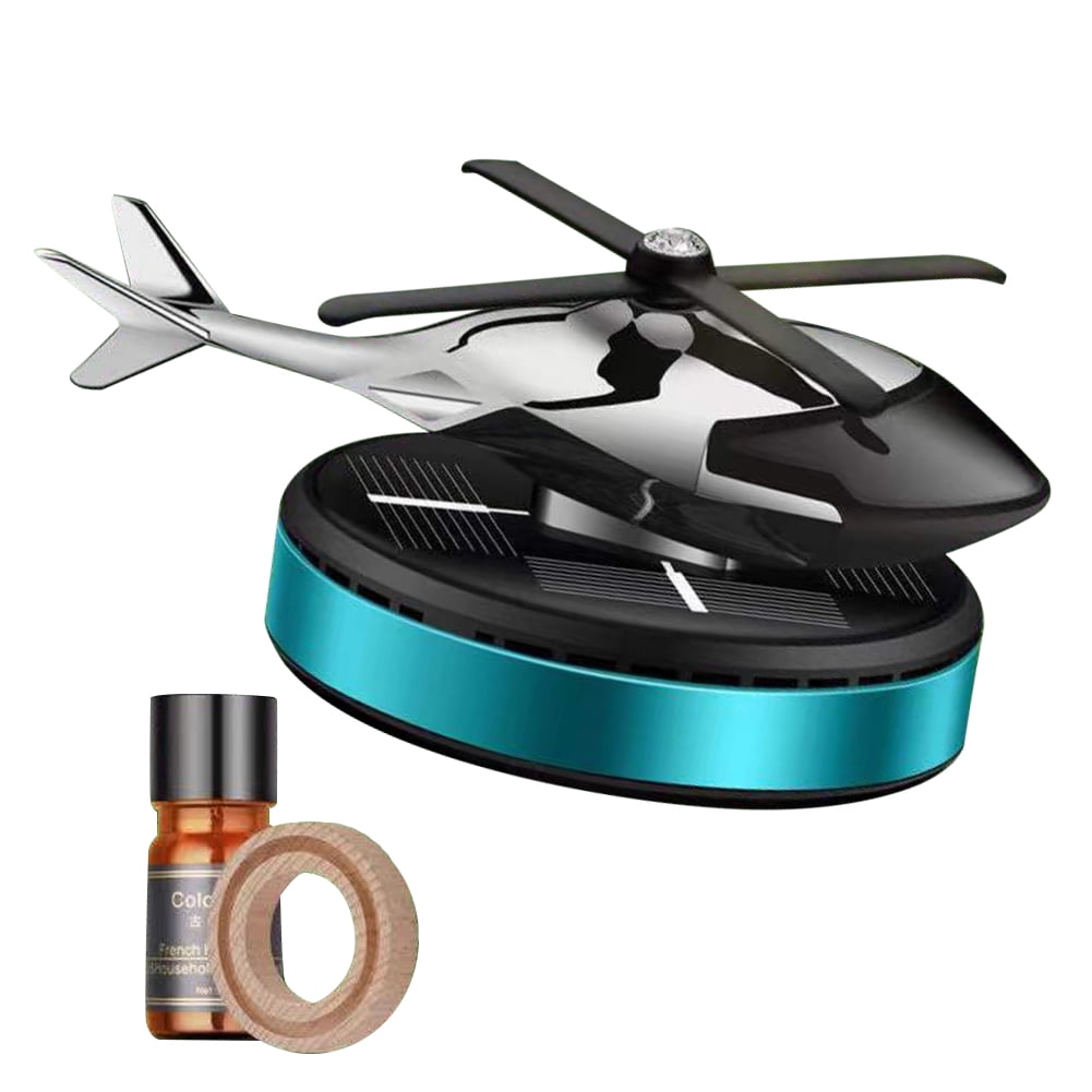 HUONA Car Fragrance Diffuser Creative Solar Helicopter Perfume ...