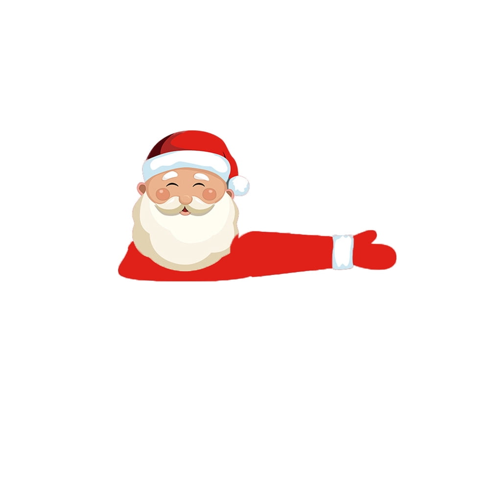 HUONA Car Wiper Sticker Christmas Elf Decoration Decal SUV RV ...