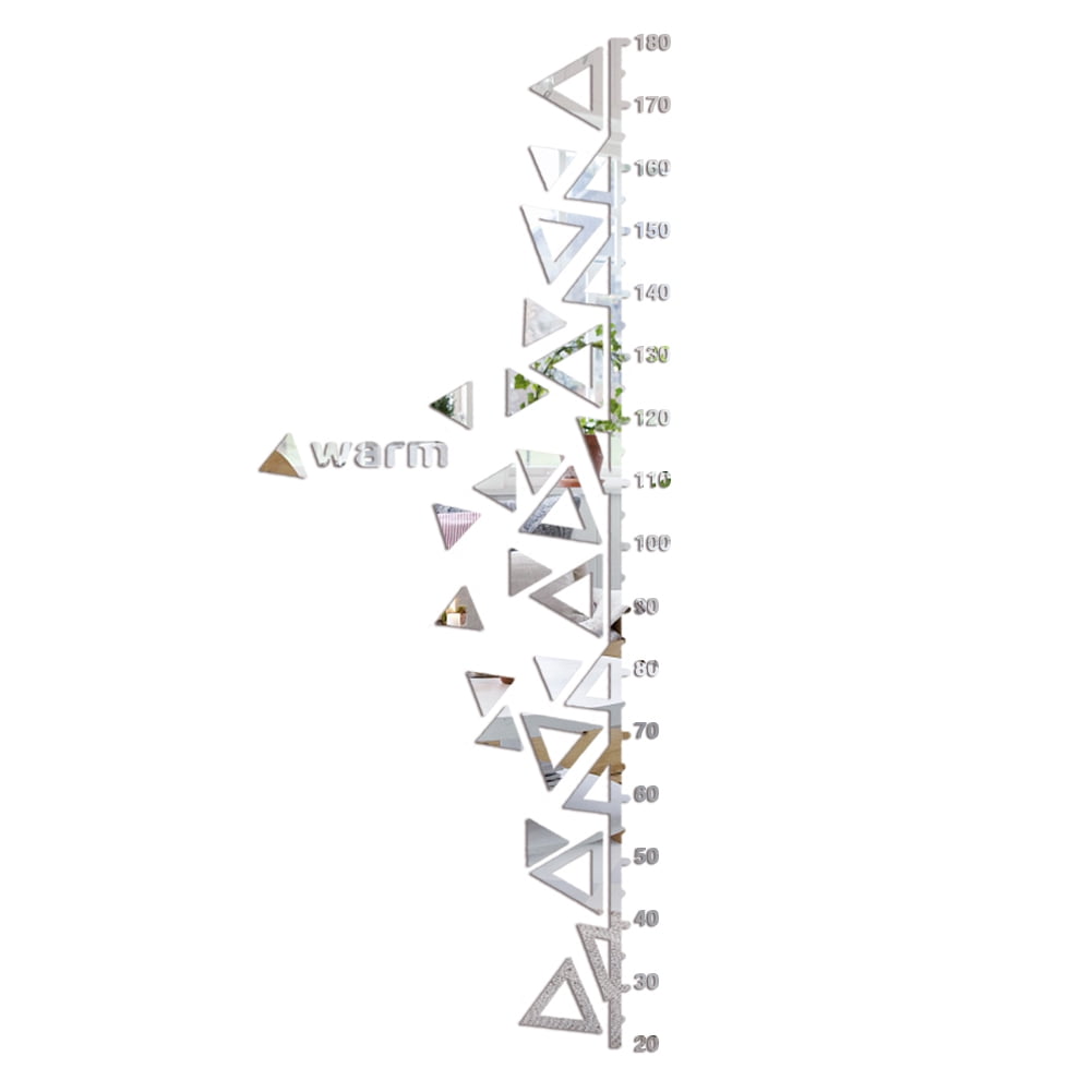HUONA Children Height Measurement Mirror Stickers Self-adhesive Growth ...