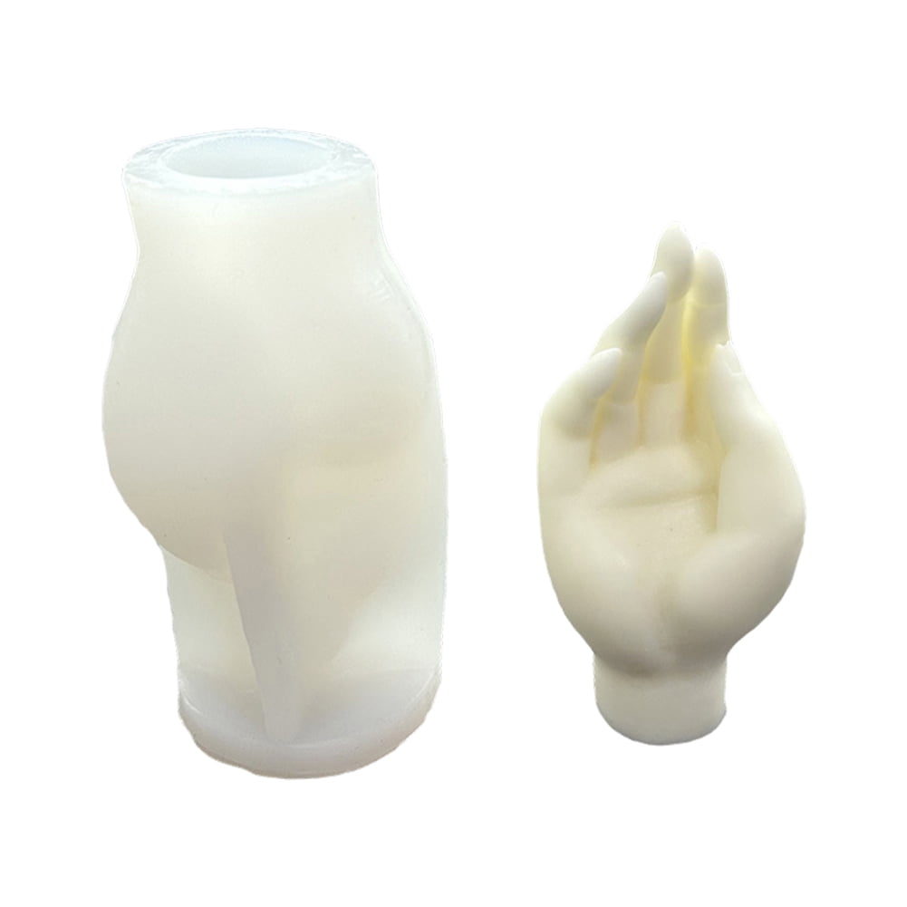 HUONA Finger Candle Silicone Mould Gesture Mould DIY Finger Shaped ...