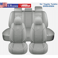 HUONA For Toyota Tundra Luxury Leather 5-Seat Car Covers Front Rear ...