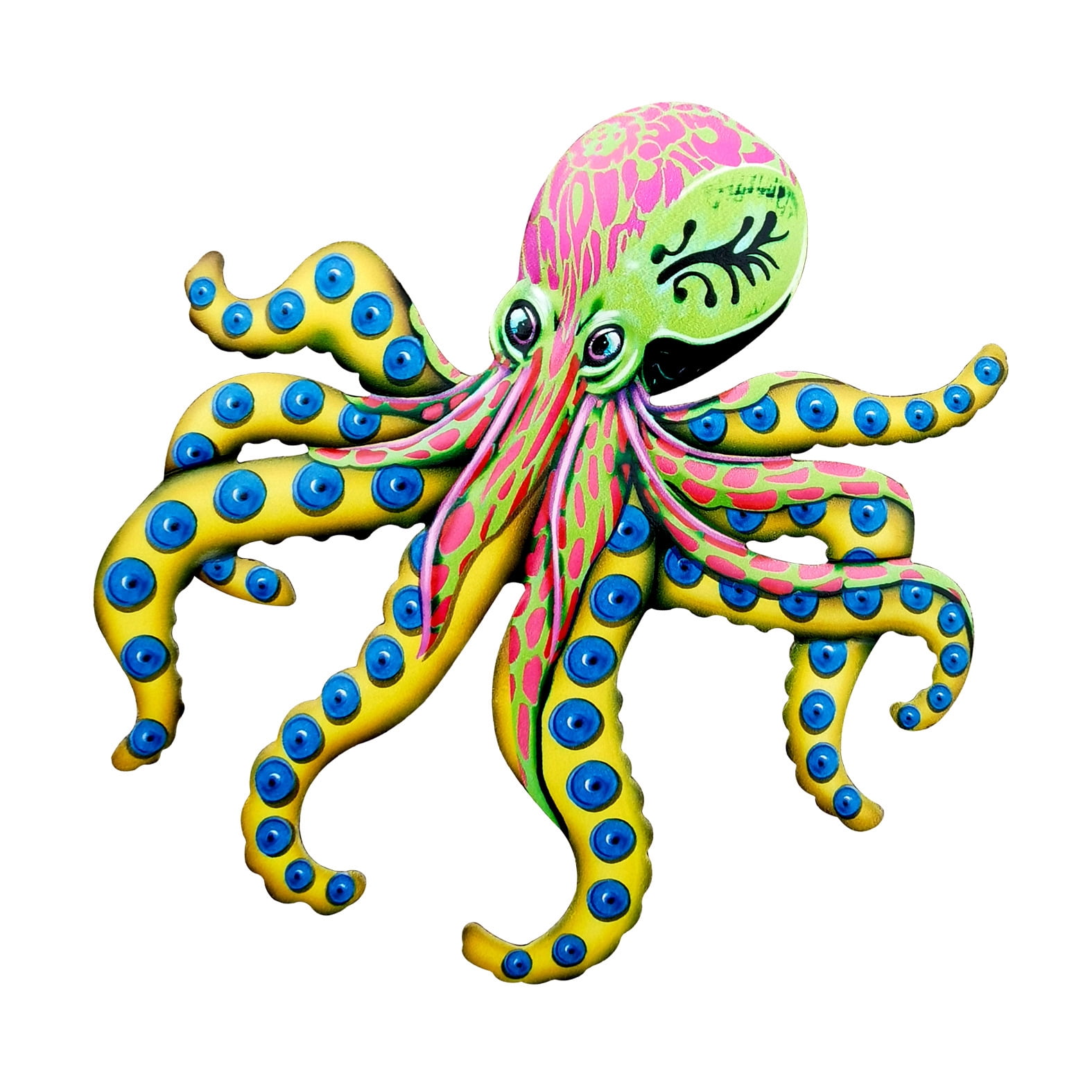 HUONA Iron Octopus Wall Decoration Octopus Decors Octopus Wall Hanging ...