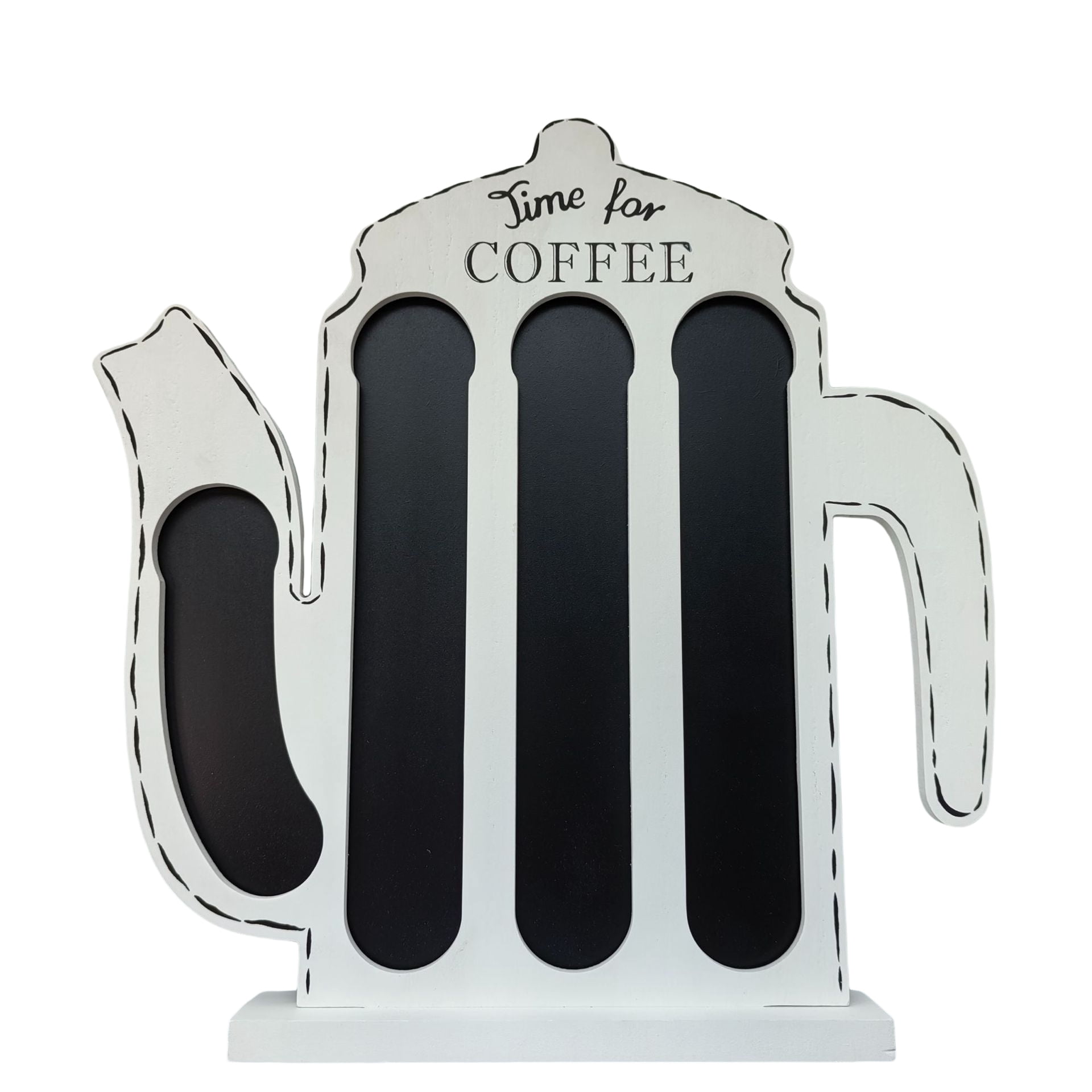 HUONA Pot Shaped Coffee Pod Holder Wooden Coffee Pod Storage Stand MDF ...