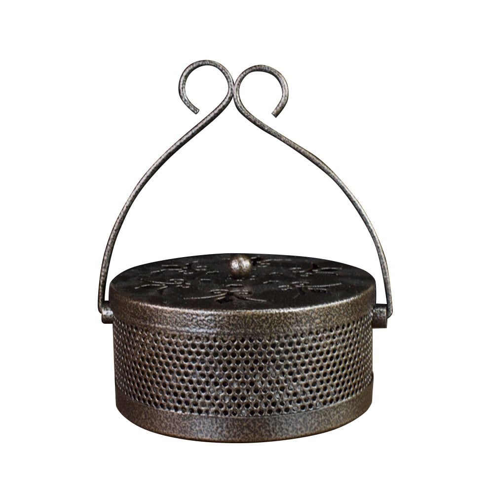 HUONA Retro Mosquito Coil Holder Round Fireproof Repellent Rack with ...