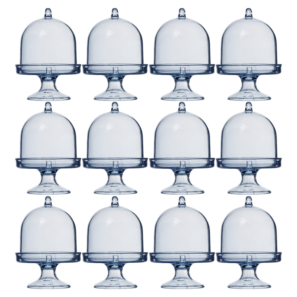 HUONA Set of 12 Clear Candy Box Western Style Creative Candy Packaging ...