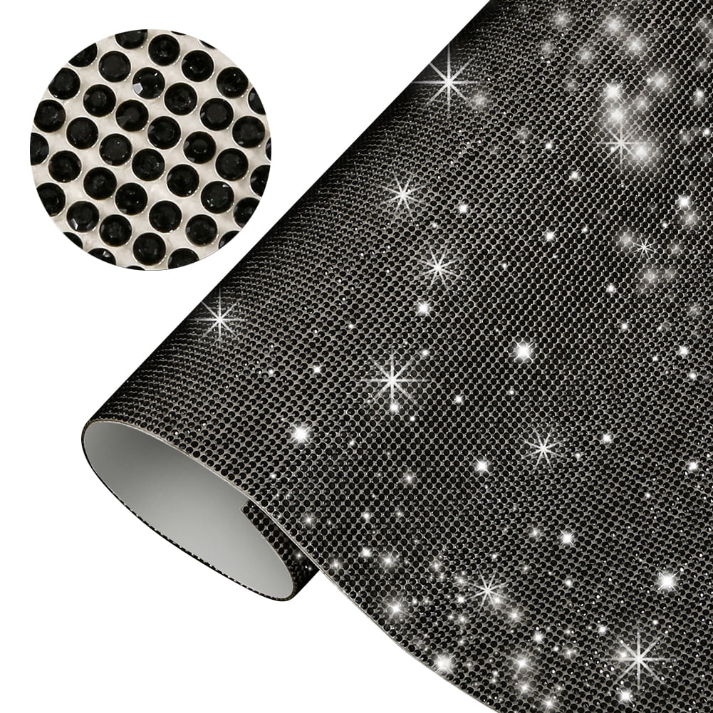 HUONA Shiny Rhinestones Sticker Rhinestones Adhesive Sheet Car ...