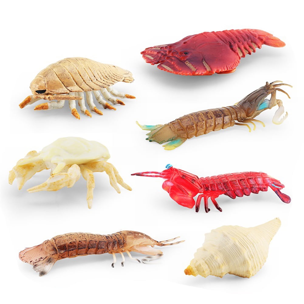 HUONA Simulated Sea Creature Figures Model Set High Simulation Marine ...