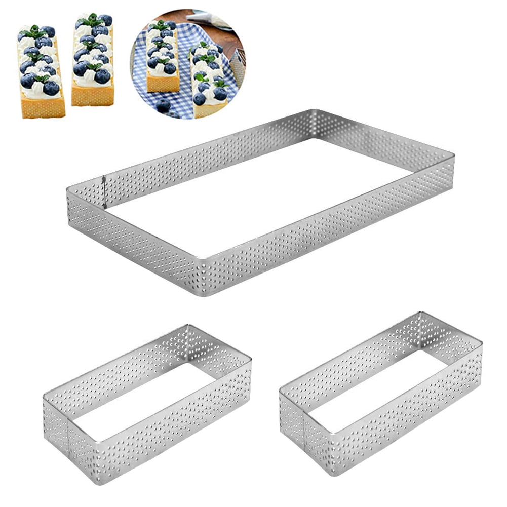 HUONA Tart Ring Mold Cake Ring Pie Ring Stainless Steel Filter Tart ...