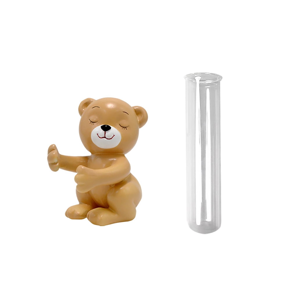 HUONA Test Tube Planter Vase Flowers Pot for Indoor Plants Air Planter ...