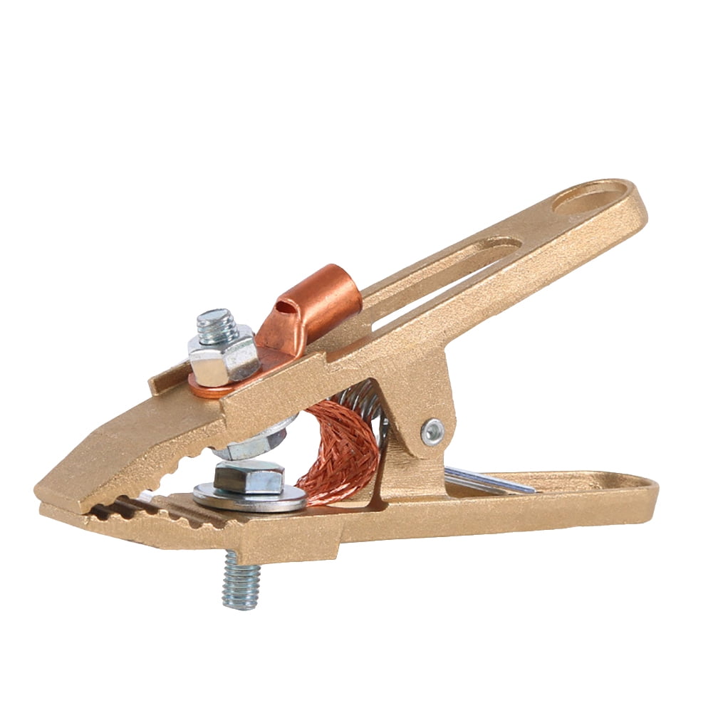 HUONA Welding Ground Clamp Brass Welding Earth Clamp A-shaped Grounding ...