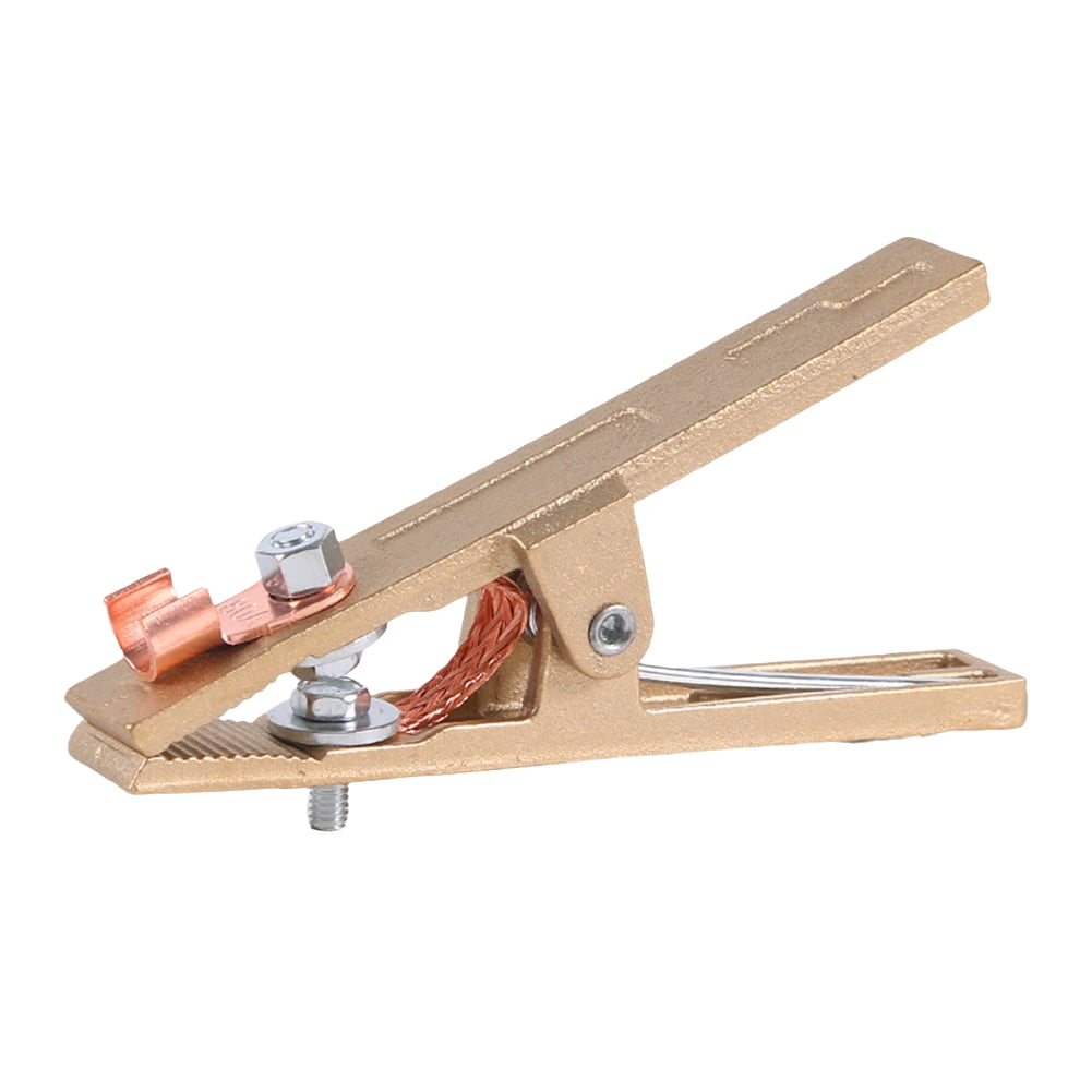 HUONA Welding Ground Clamp Brass Welding Earth Clamp A-shaped Grounding ...