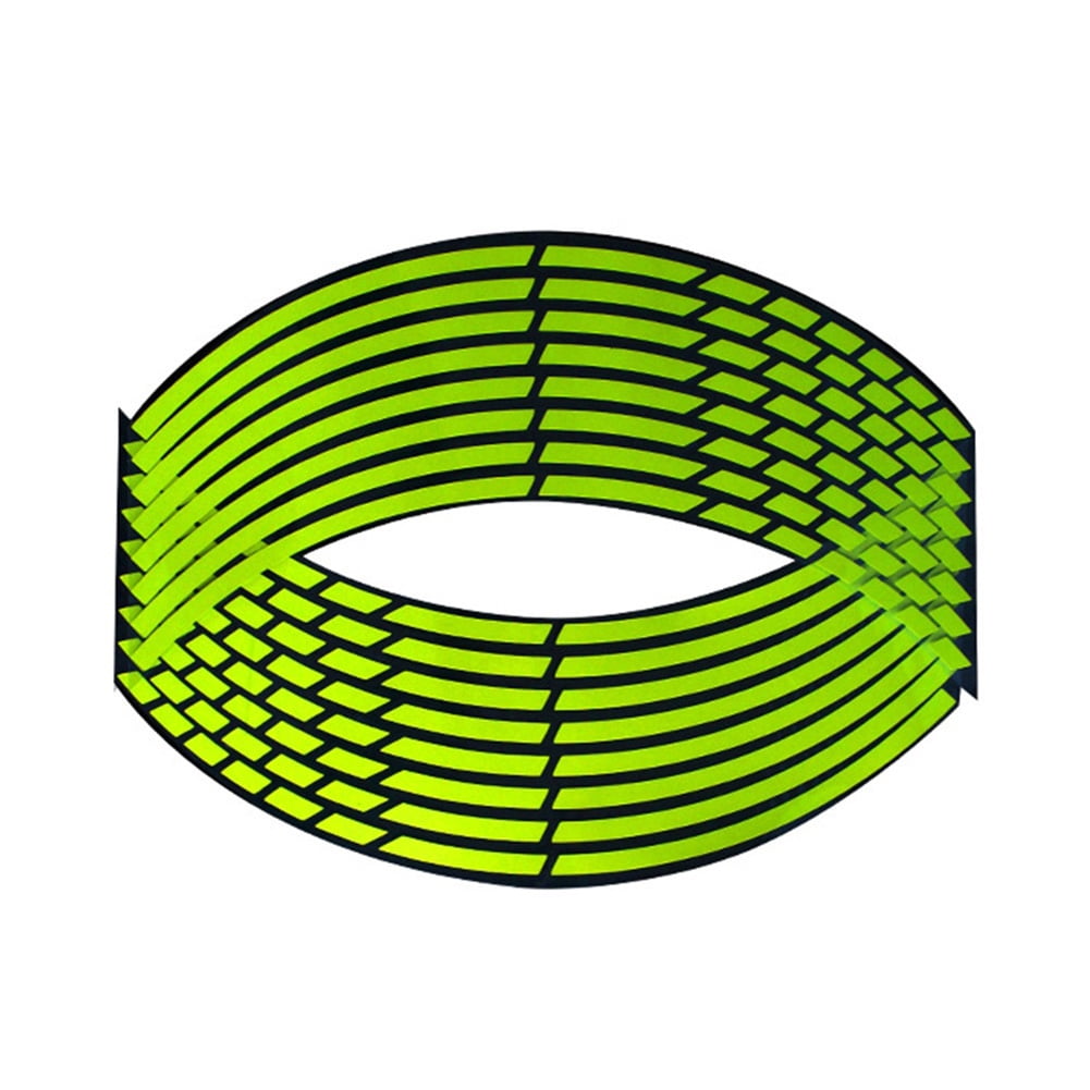 HUONA Wheel Reflective Stickers Waterproof Decorative Stickers ...