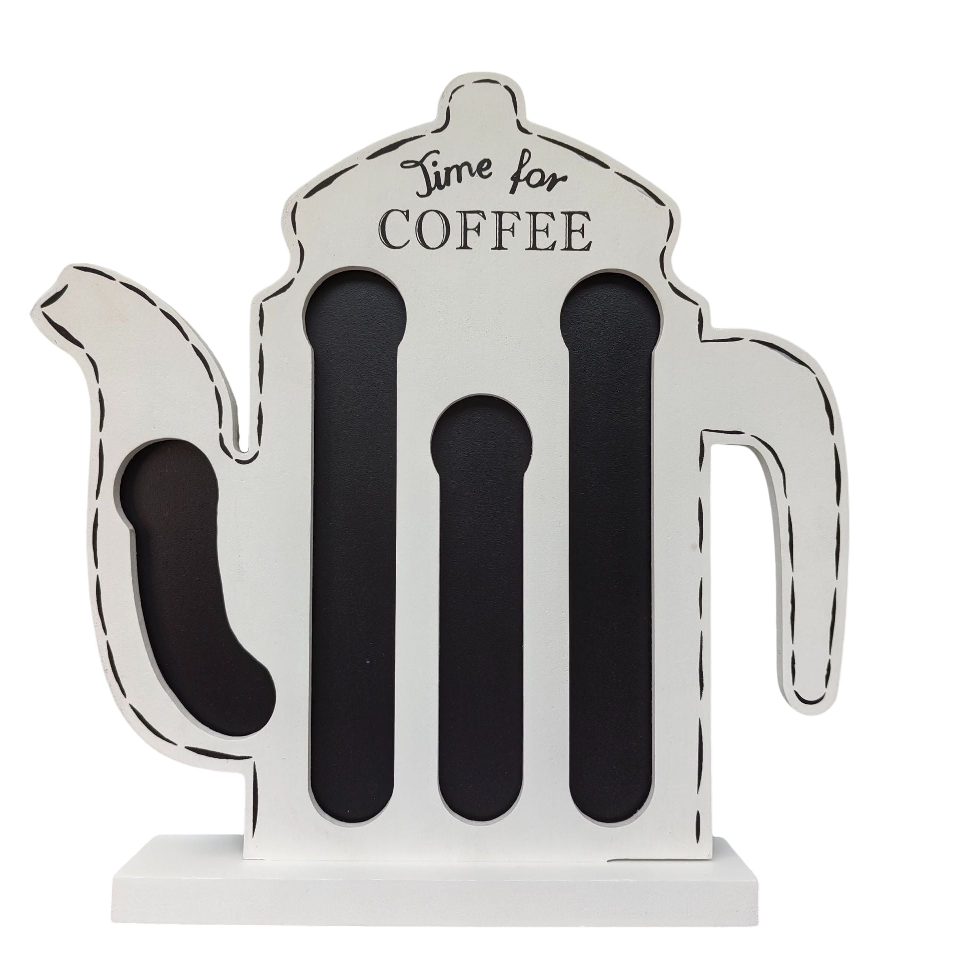 HUONA Wooden Coffee Pod Holder Pot Shaped Coffee Pod Stand MDF Espresso ...