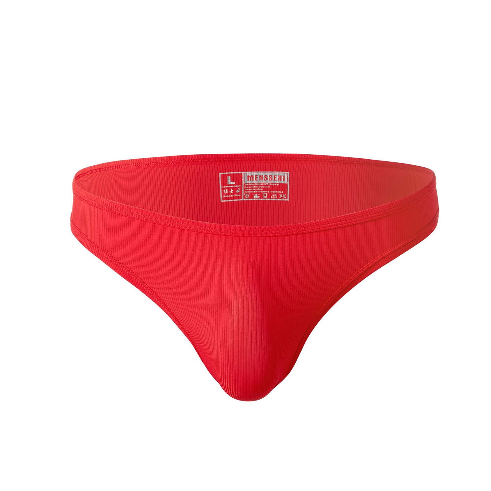 HUPOM Mens Underwear Boxer Briefs Male Thongs Low waist Drop Waist ...