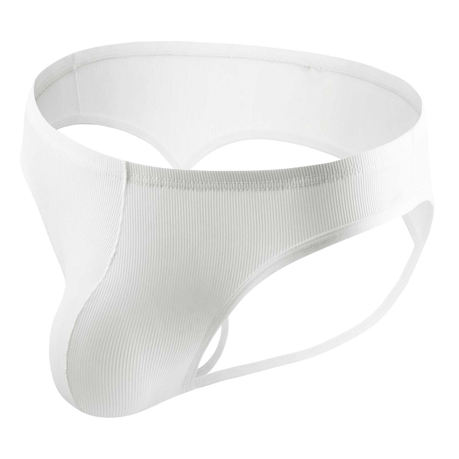 HUPOM Mens Underwear Boxer Briefs Male Thongs Low waist Drop Waist ...