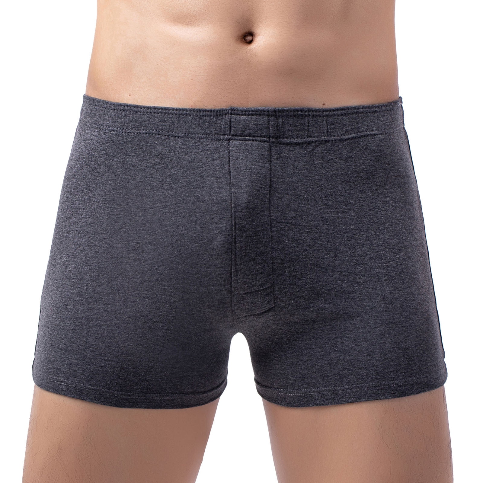 HUPOM Mens Underwear Boxer Briefs Male Thongs Medium waist Comfort ...