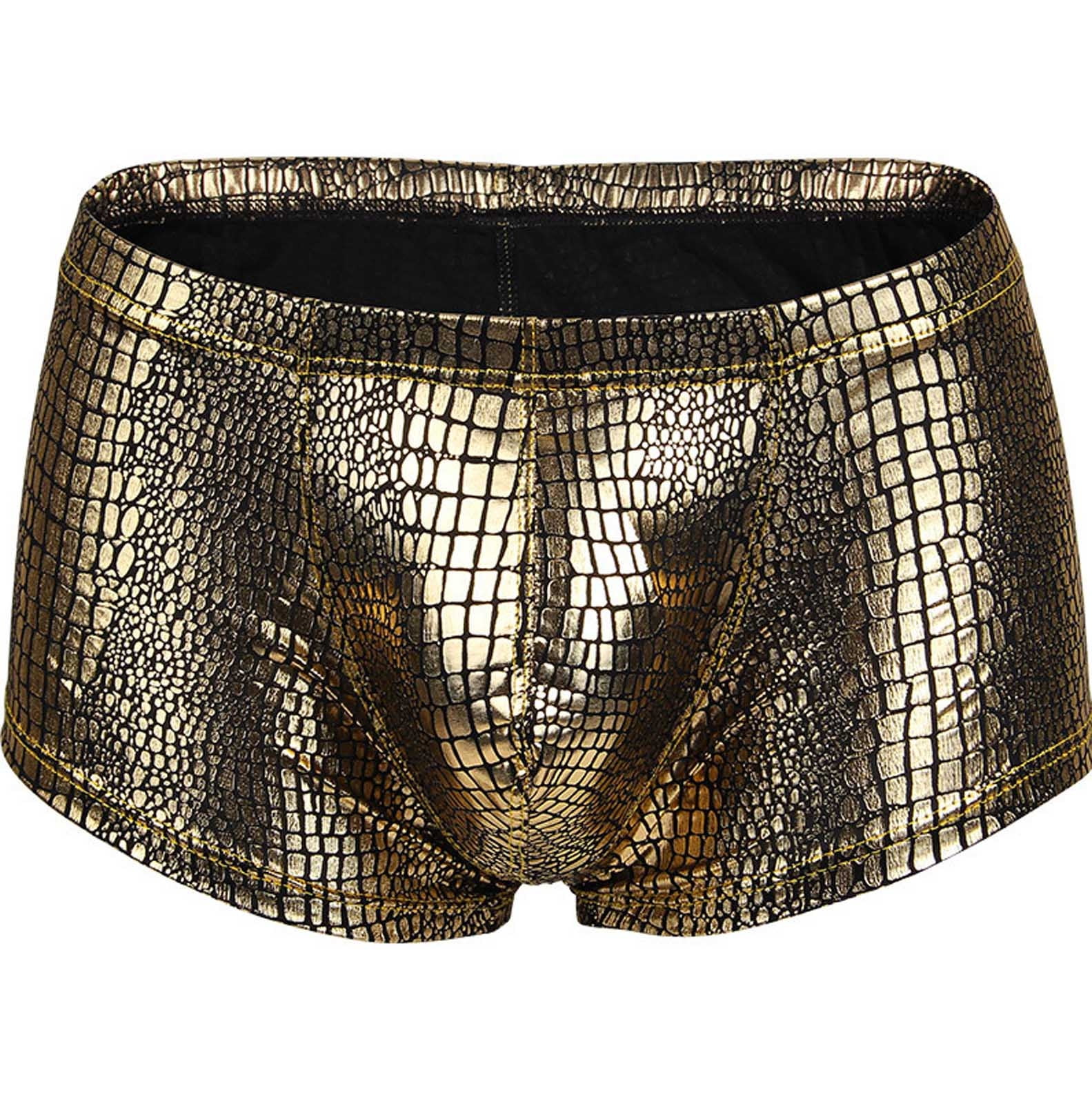 HUPOM Mens Underwear Boxer Briefs Male Thongs Medium waist Comfort ...