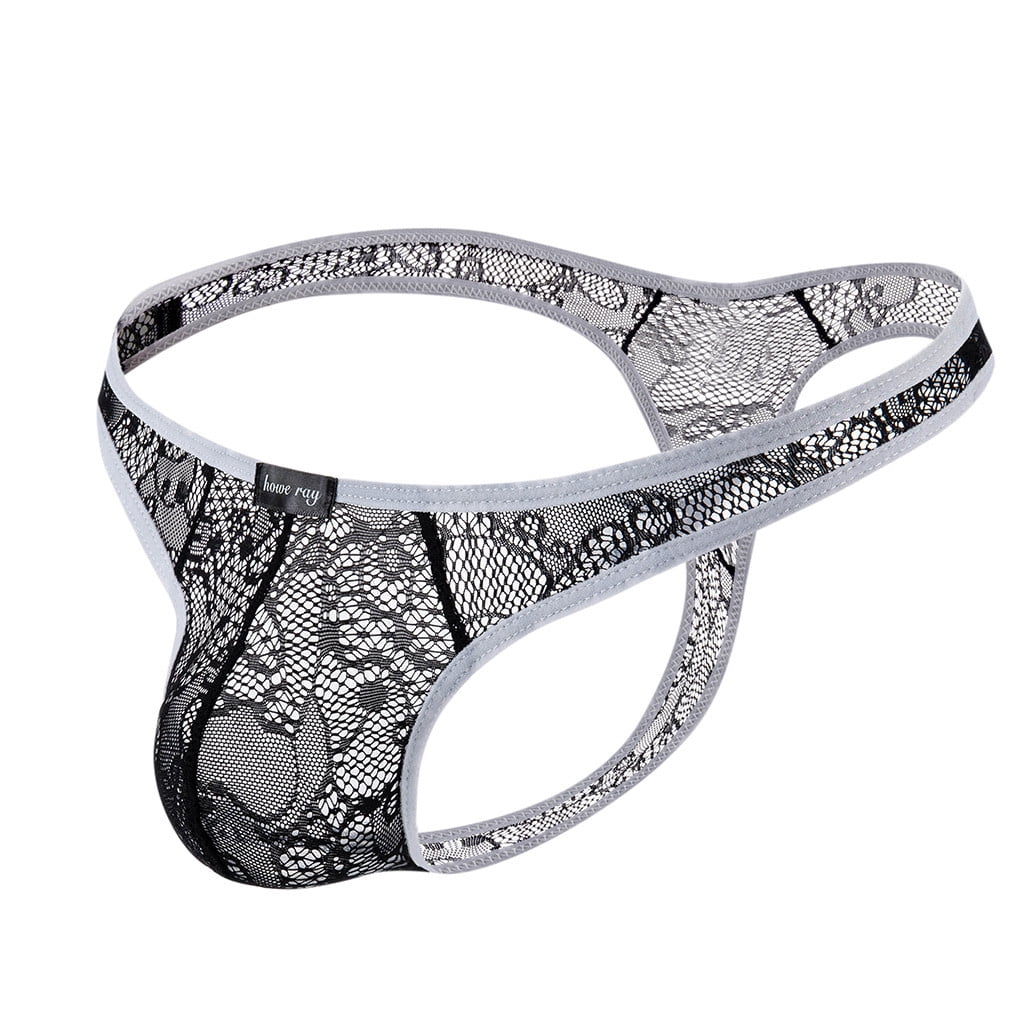 HUPOM Mens Underwear Boxer Briefs Male Thongs Medium waist Comfort ...