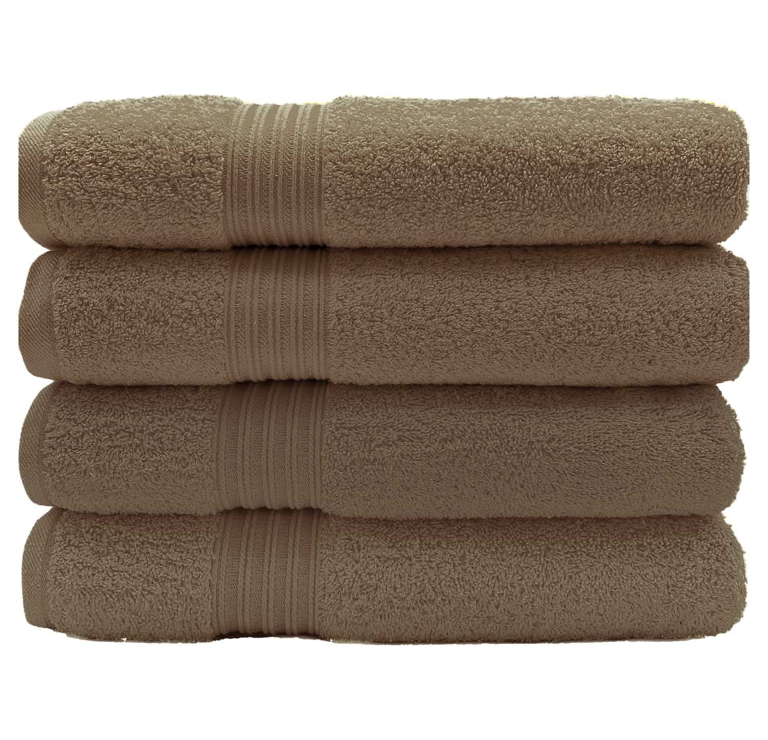 HURBANE HOME 4 Piece Super Soft Bath Towels for Bathroom, Highly ...