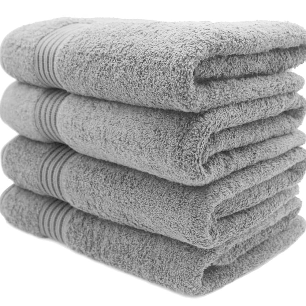 HURBANE HOME 4 Piece Super Soft Bath Towels for Bathroom Highly ...