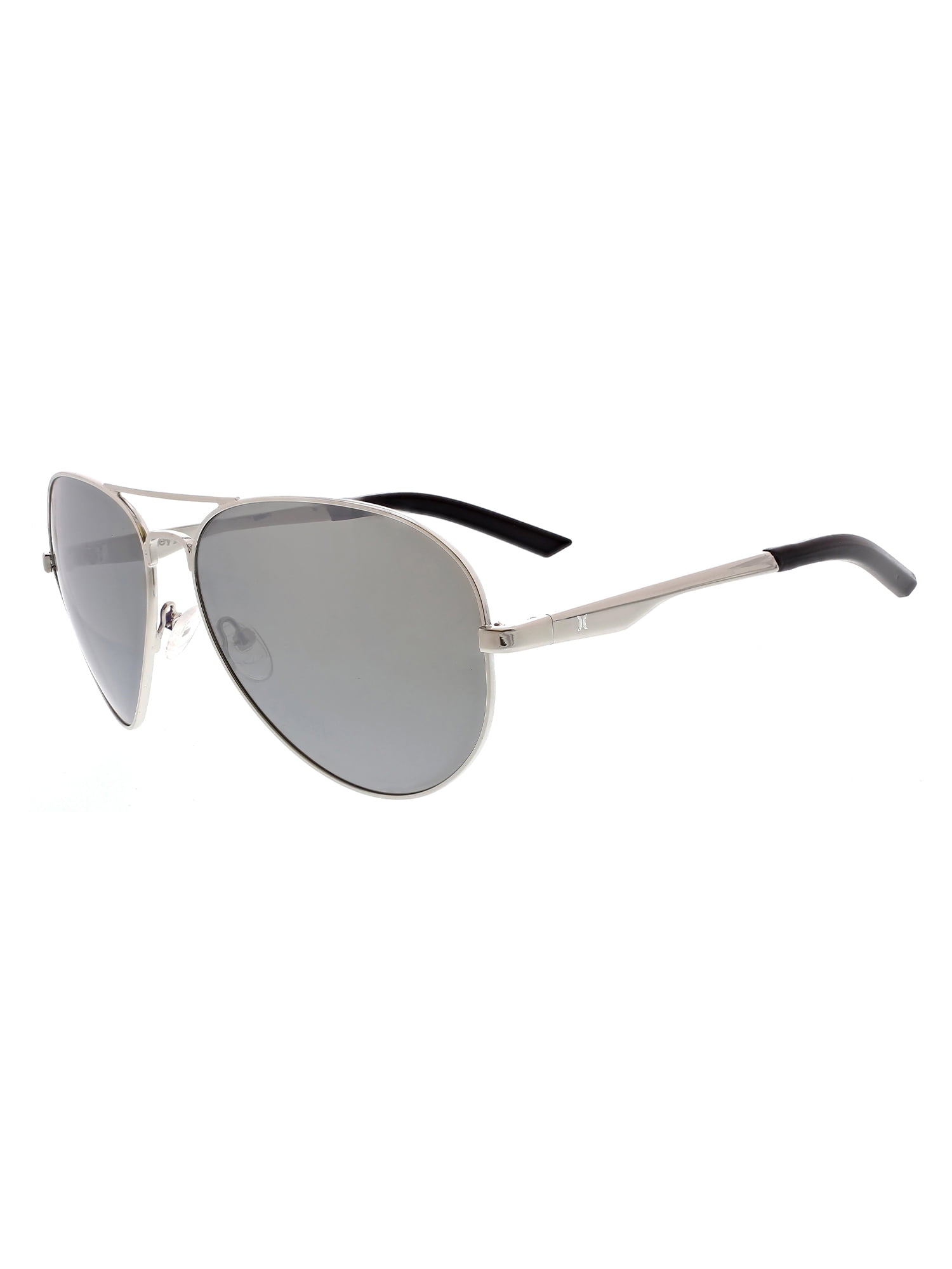 Hurley Locals - HSM2000PS_045, aviator sunglass, shiny silver frame ...