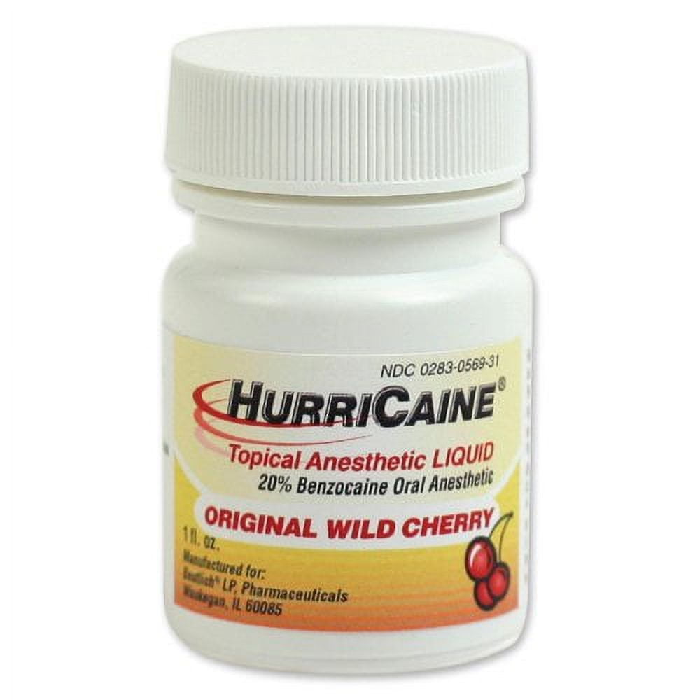 HURRICAINE Liquid Wild Cherry 1 OZ HSA/FSA Eligible - Walmart.com
