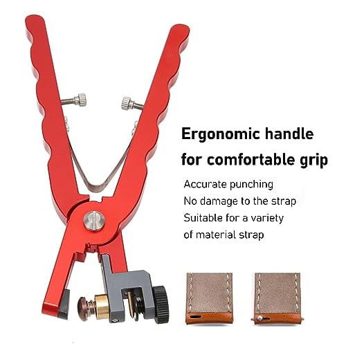 HURRISE Wrist Belt Puncher Pliers, Leather Watch Bracelet Cutting Plier ...